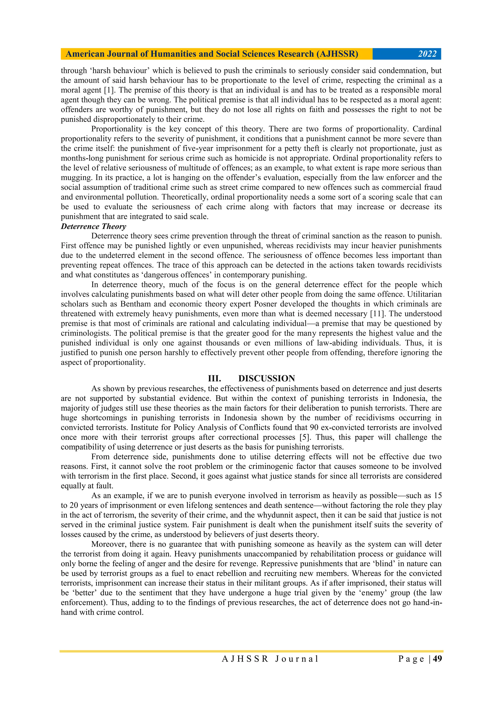 Individualisation of Punishment: Challenging the Deterrence and Just ...