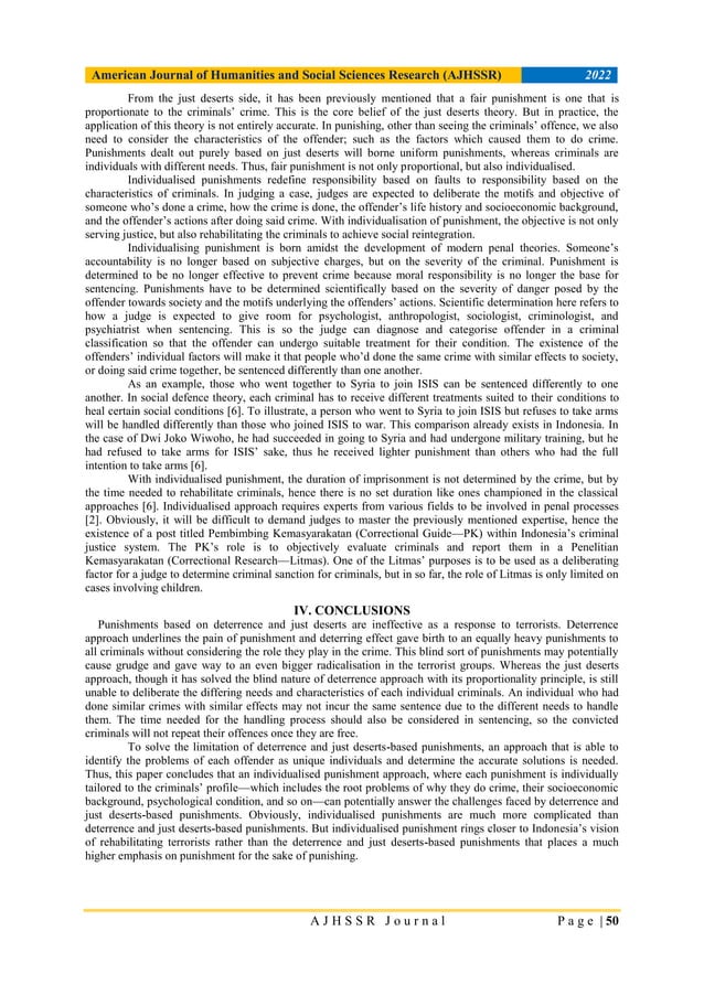 Individualisation of Punishment: Challenging the Deterrence and Just Deserts Penal Theories in ...