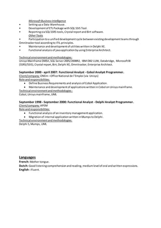 Dimitri SCHMITT - CVEN | PDF