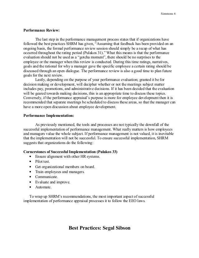 Internship Research Paper