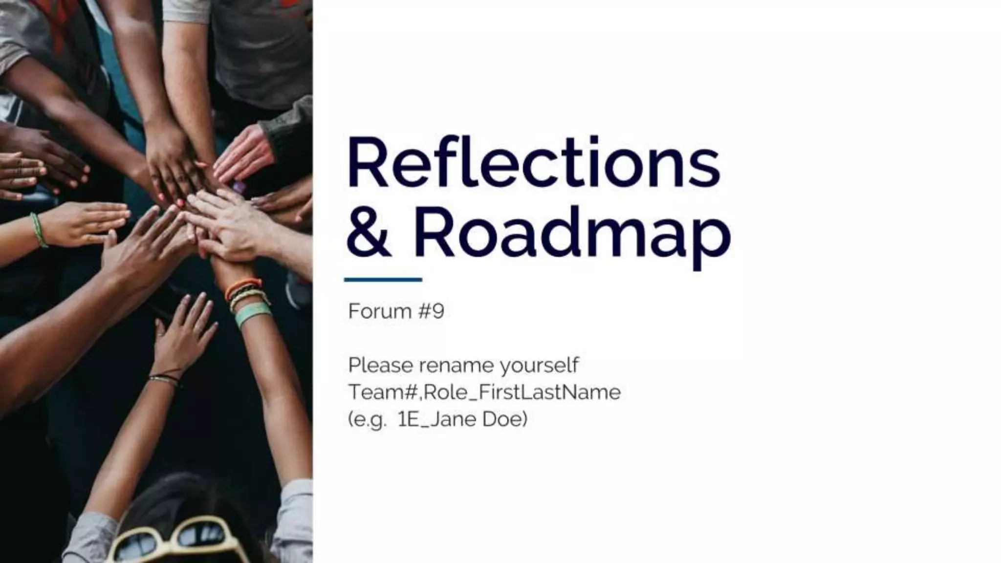NSIN Foundry 2022 Workshop 9: Reflections & Roadmap | PPT