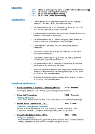 AAMIR SULTAN CV | PDF