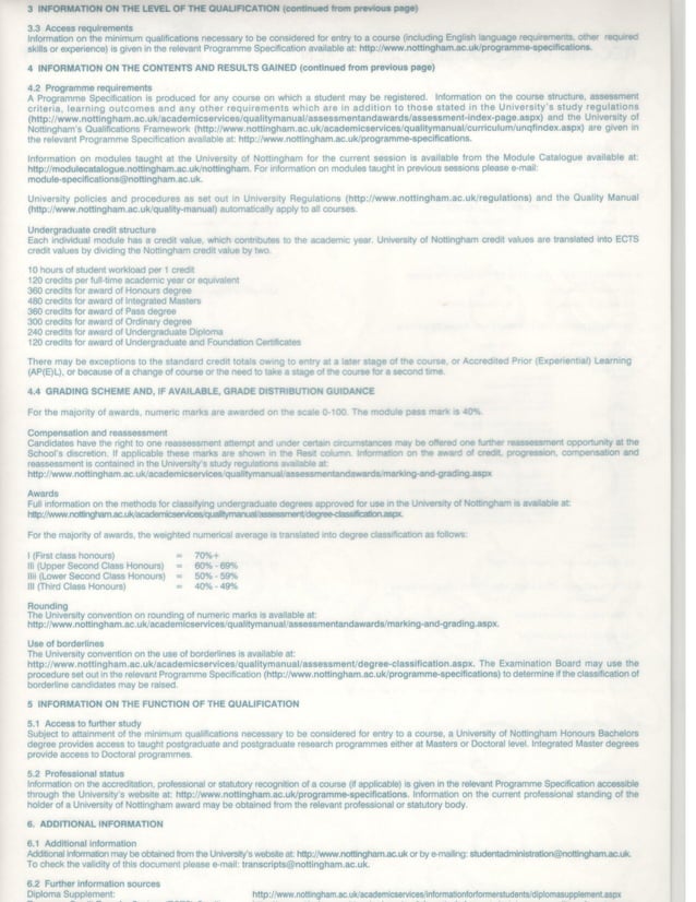 Degree Record of Achievements | PDF