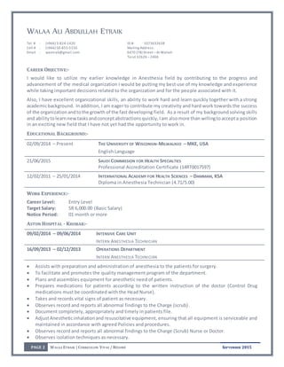 Walaa Al-Etraik Resume | DOCX