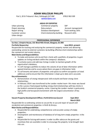 Adam Phillips CV NEW | DOCX