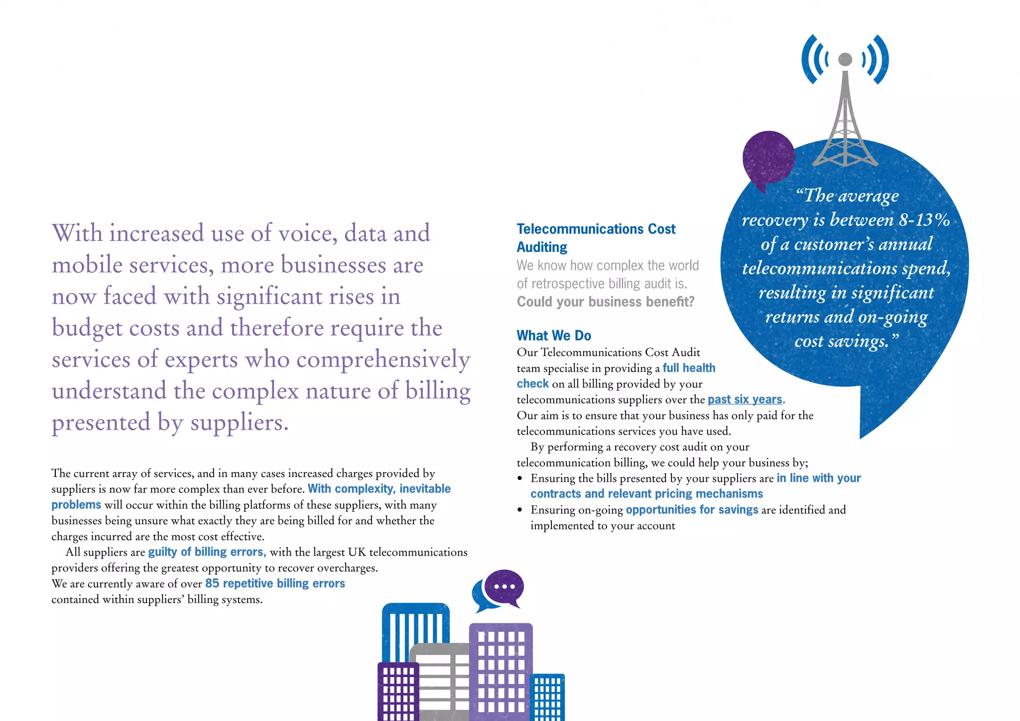 Telecommunications Cost Auditing | PDF