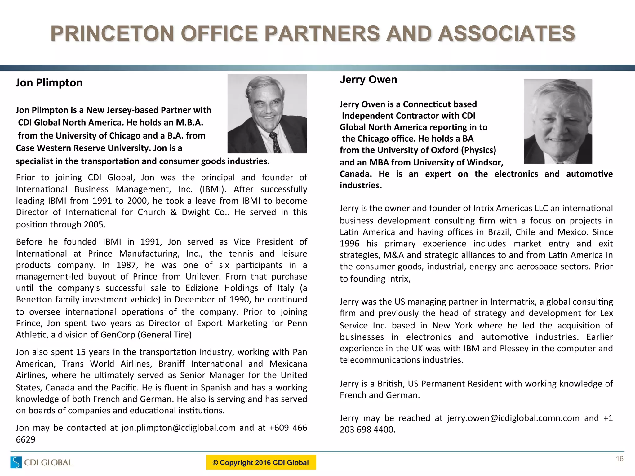 Princeton Office Presentation NOV15 | PDF