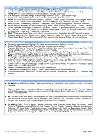 Resume of Sugavanan - Oracle Apps Technical Consultant | PDF