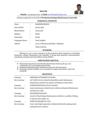 Resume | PDF
