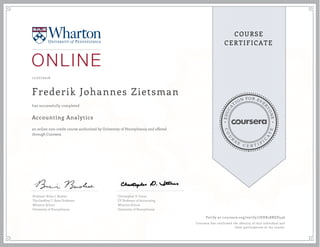 Coursera 7EHK28RED546 | PDF