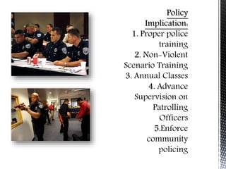 POLICE CORRUPTION IN AMERICA | PPTX