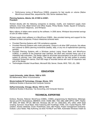 Resume Paul Vlasek3 | PDF