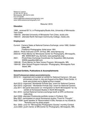 resume 2015 | PDF