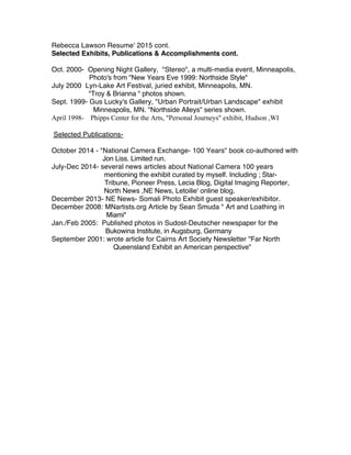 resume 2015 | PDF