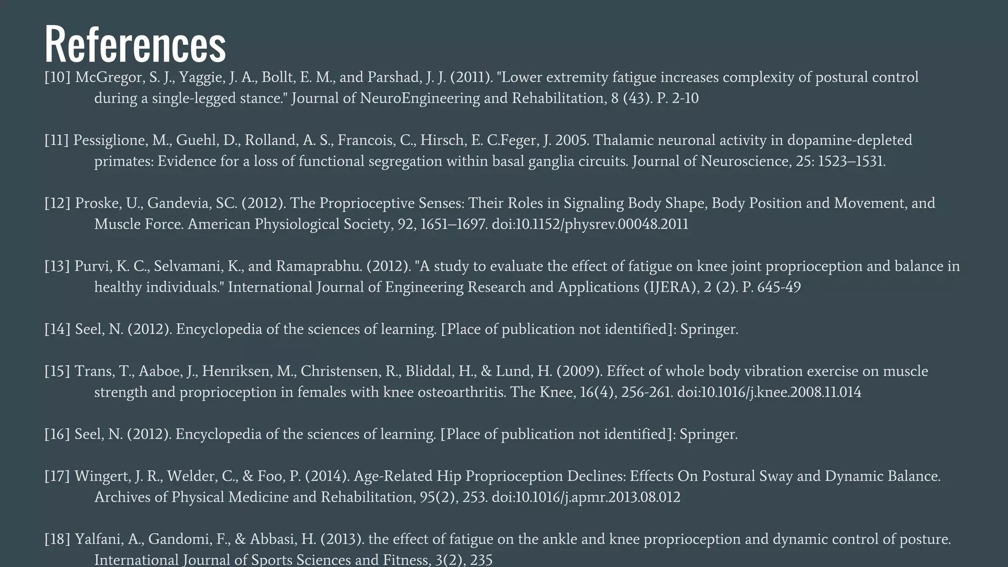 -Proprioception | PDF