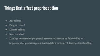 -Proprioception | PDF