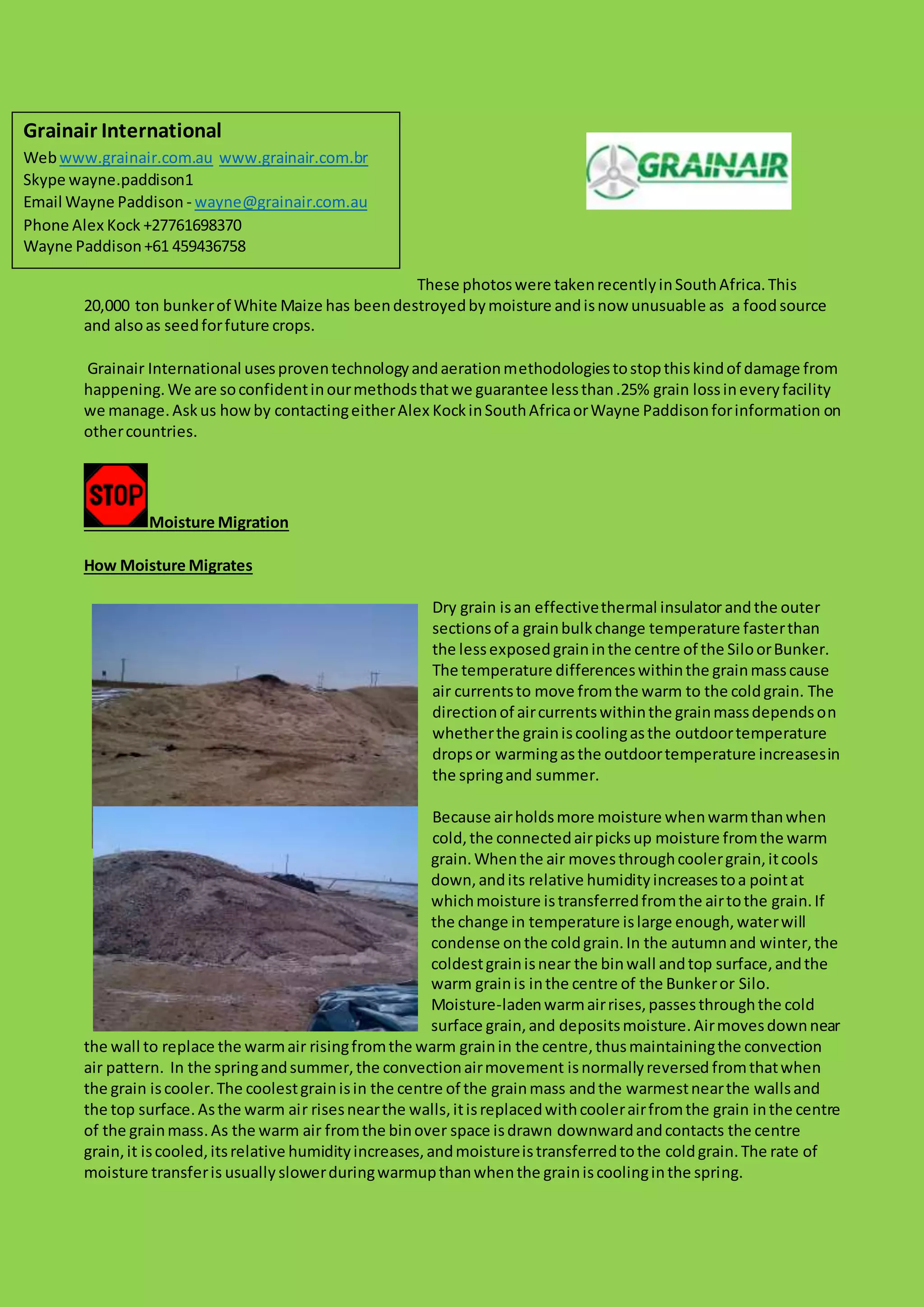 Moisture Migration | DOCX