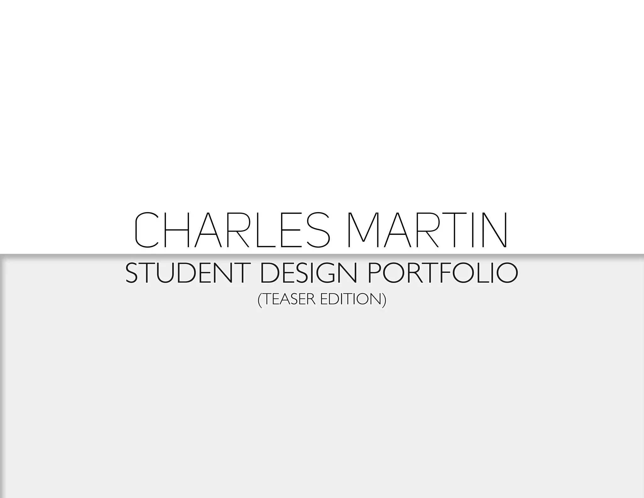 Charles Martin Portfolio teaser+ResumeBASEFILE | PDF