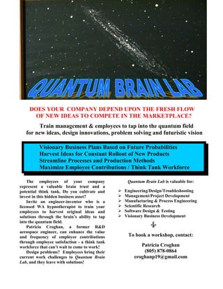 QUANTUM BRAIN LAB | PDF
