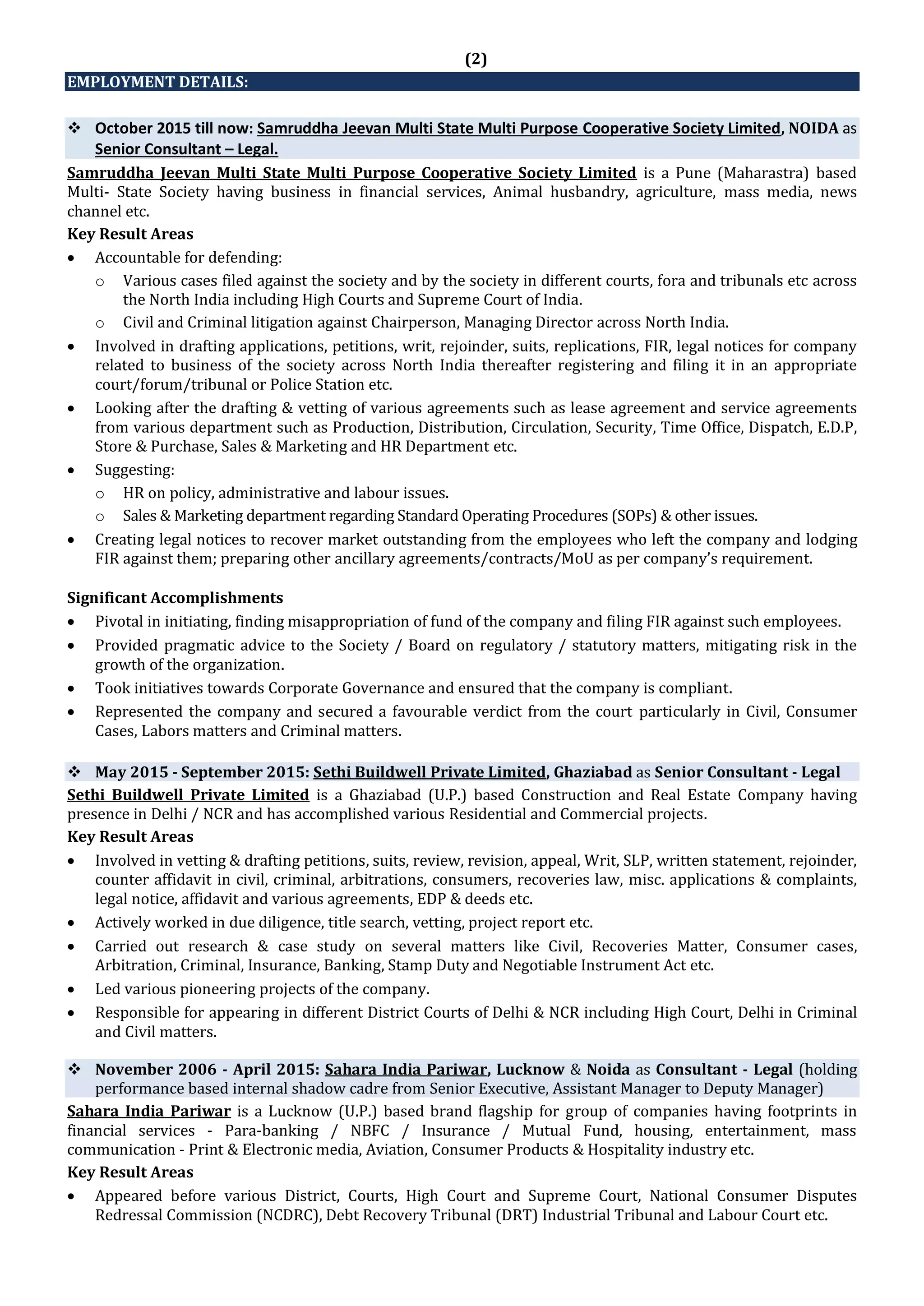 CV R K SRIVASTAVA | PDF