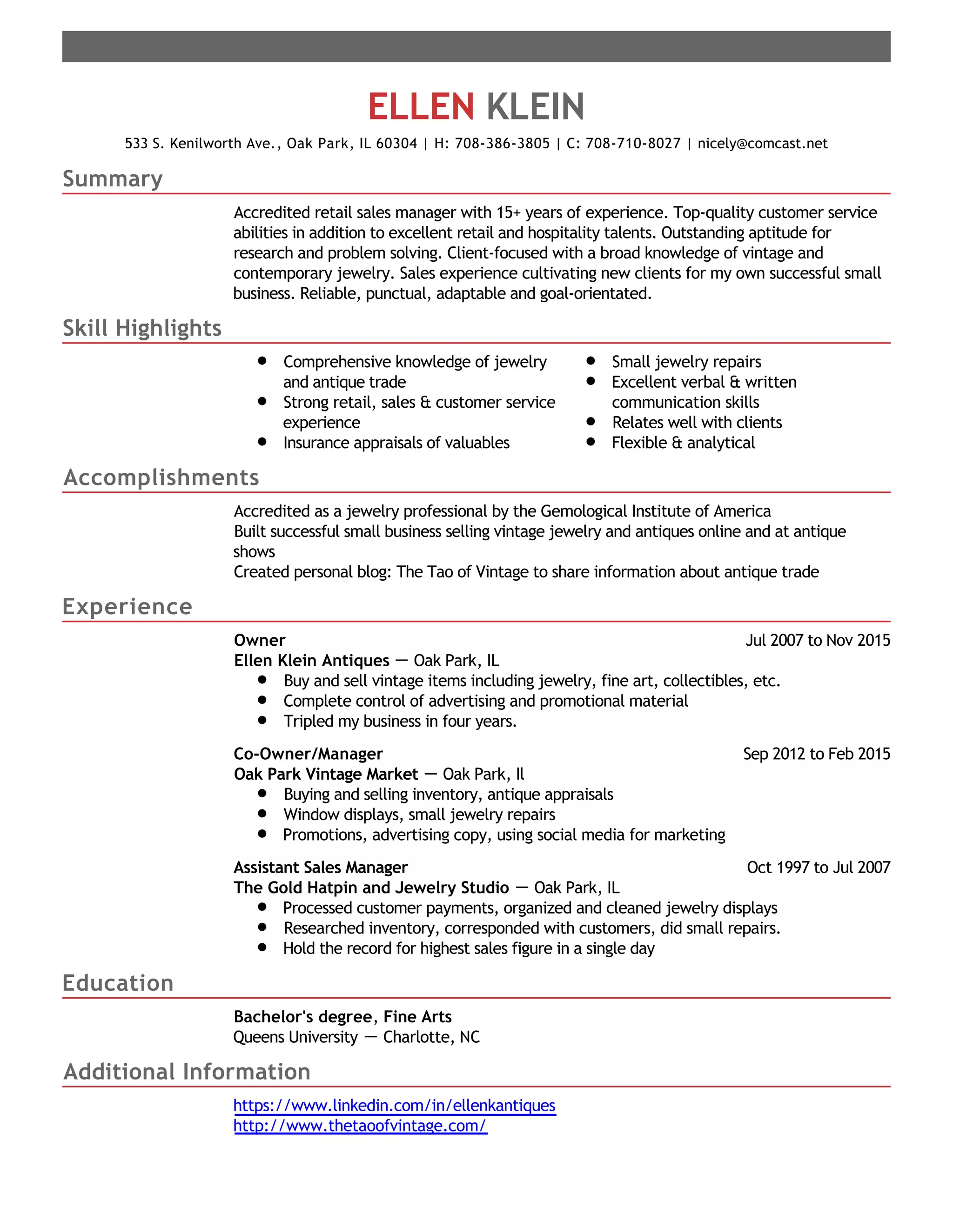 EK Resume | PDF