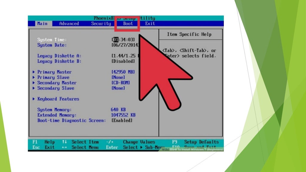 WINDOW 7 INSTALL PROCESS
