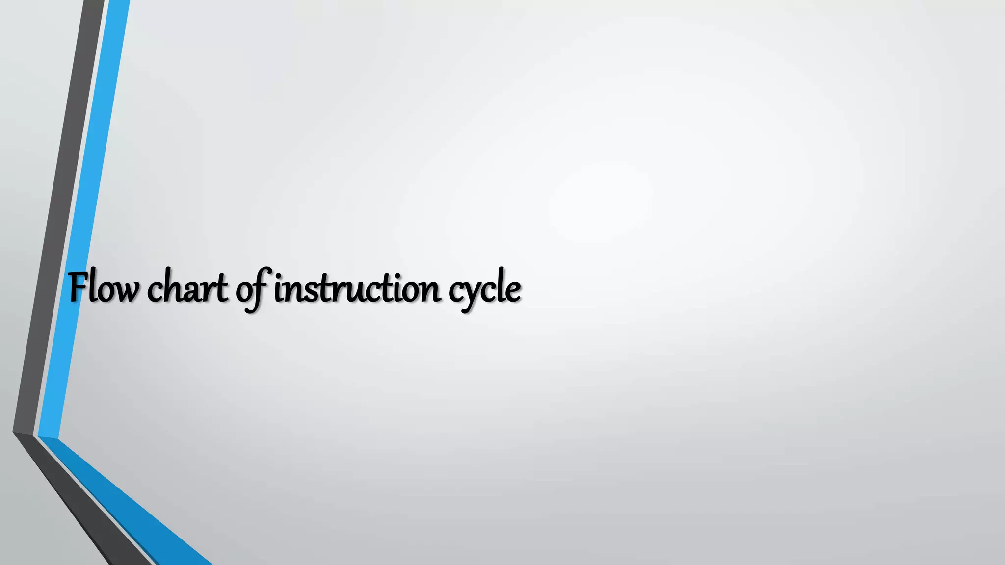 instruction cycle ppt | PPTX