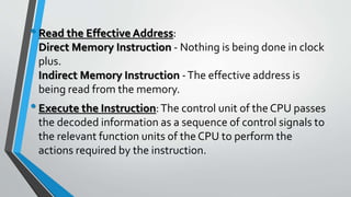 instruction cycle ppt | PPTX