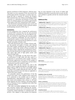 Nucleic acid extraction from FFPE cell blocks | PDF