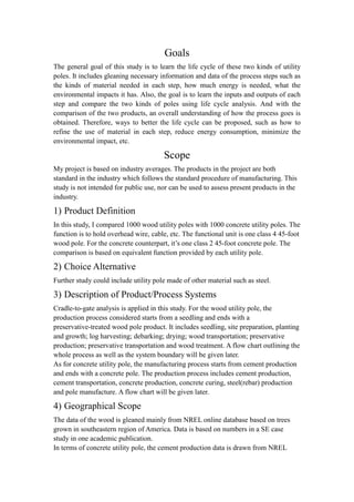6I03 LCA Project Report | PDF