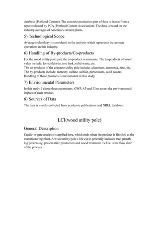 6I03 LCA Project Report | PDF