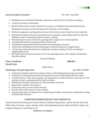 Admin Assistant 2015 | DOCX