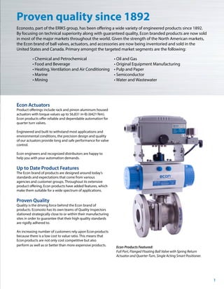 Econ_RackPinionActuators | PDF