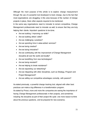 Change Management, Measurement and Tracking_2015 | DOCX