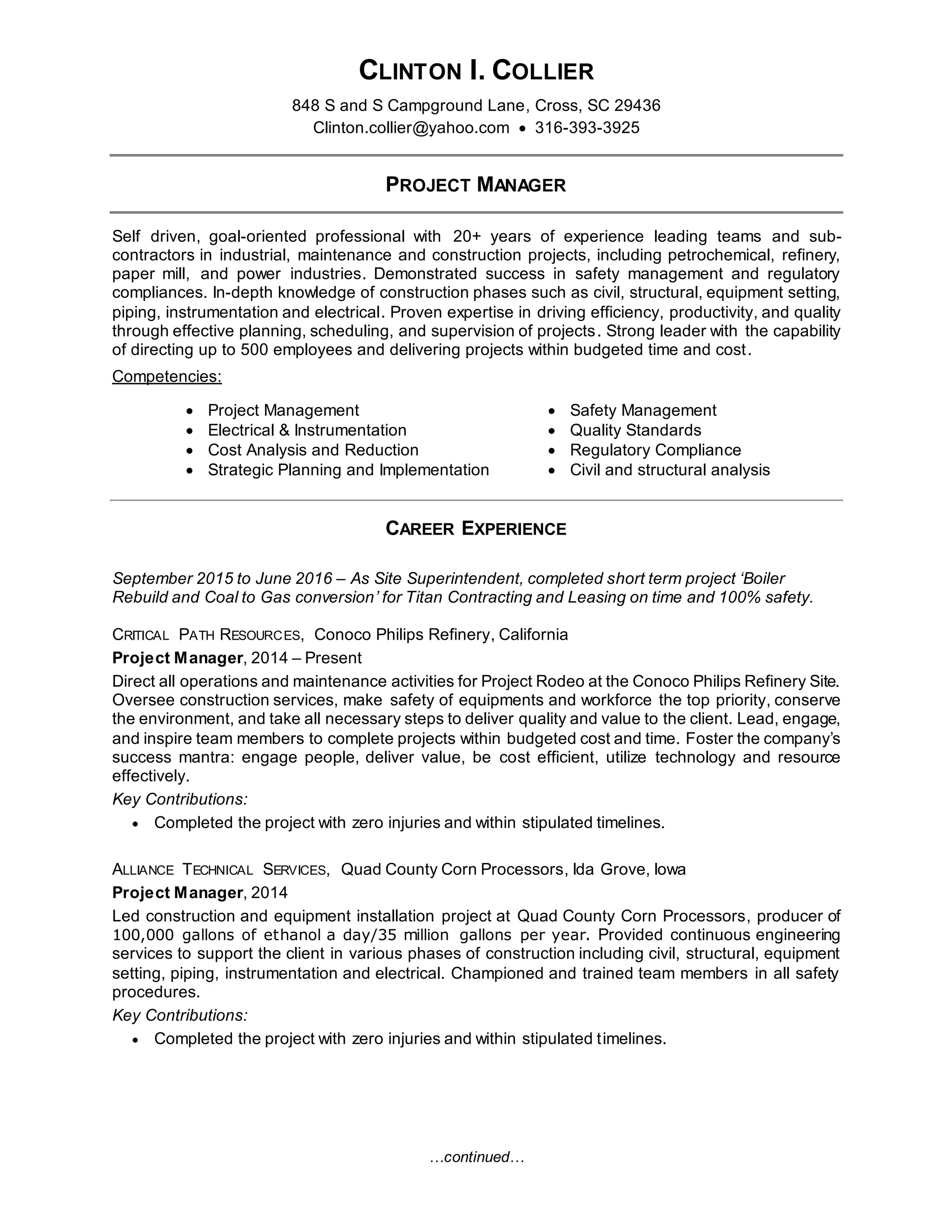resume-clinton-collier-revision-2 | DOCX