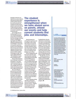 HR Magazine - NYU Mentoring Program | PDF