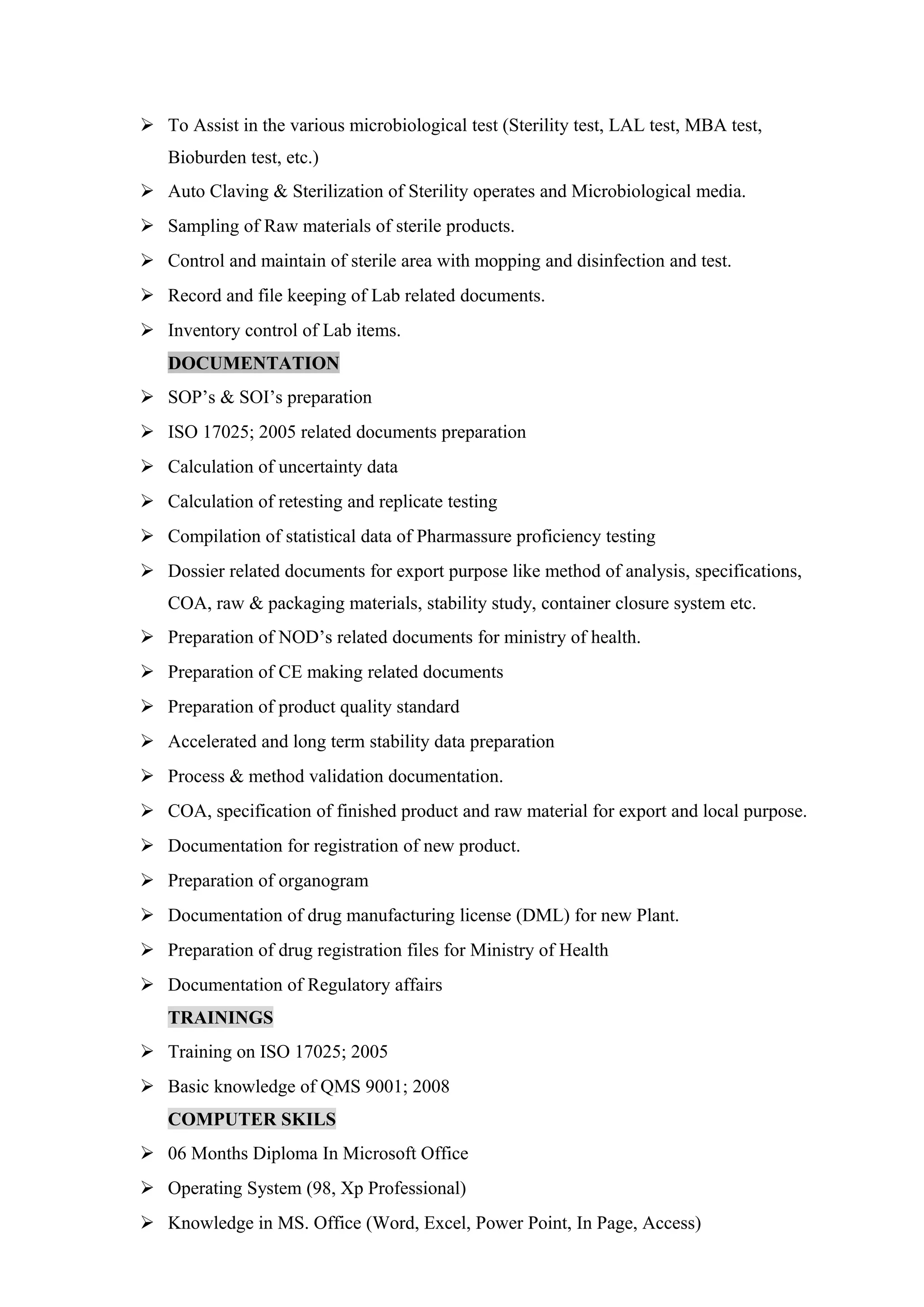 C.V KALEEM ULLAH | PDF