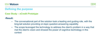 Building Cognitive Solutions with Watson APIs | PPT