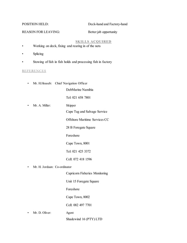 Jody Warnick CV 2014 new | PDF