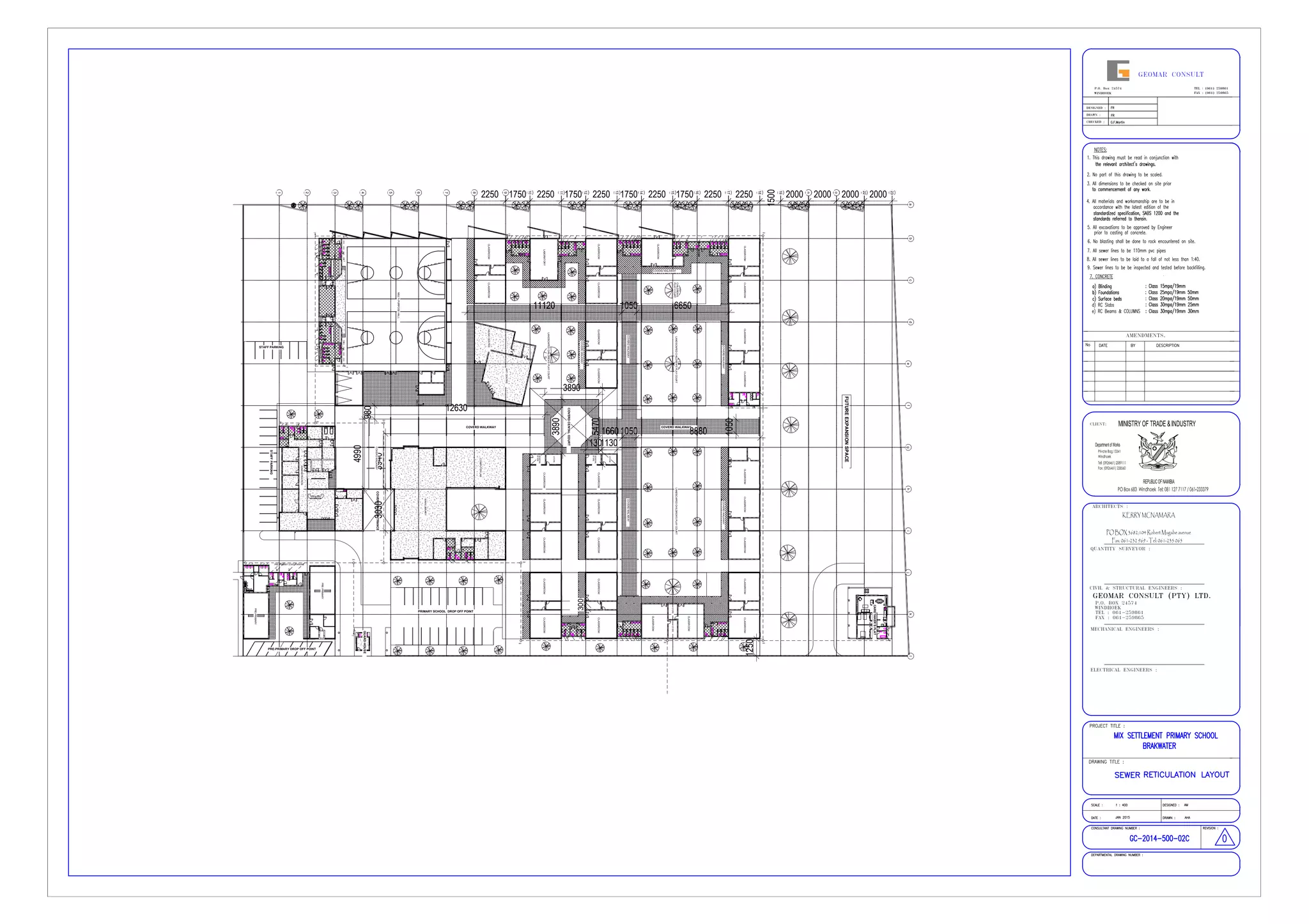 SEWER RETICULATION LAYOUT | PDF