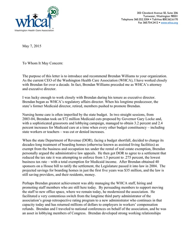 WHCA Reference | PDF