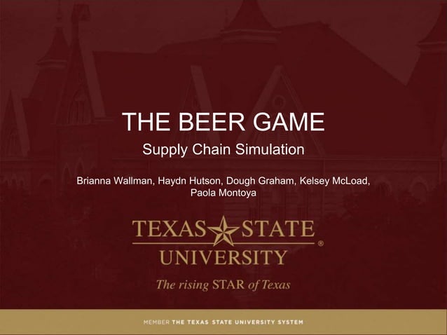 The Beer Game Simulation | PPTX