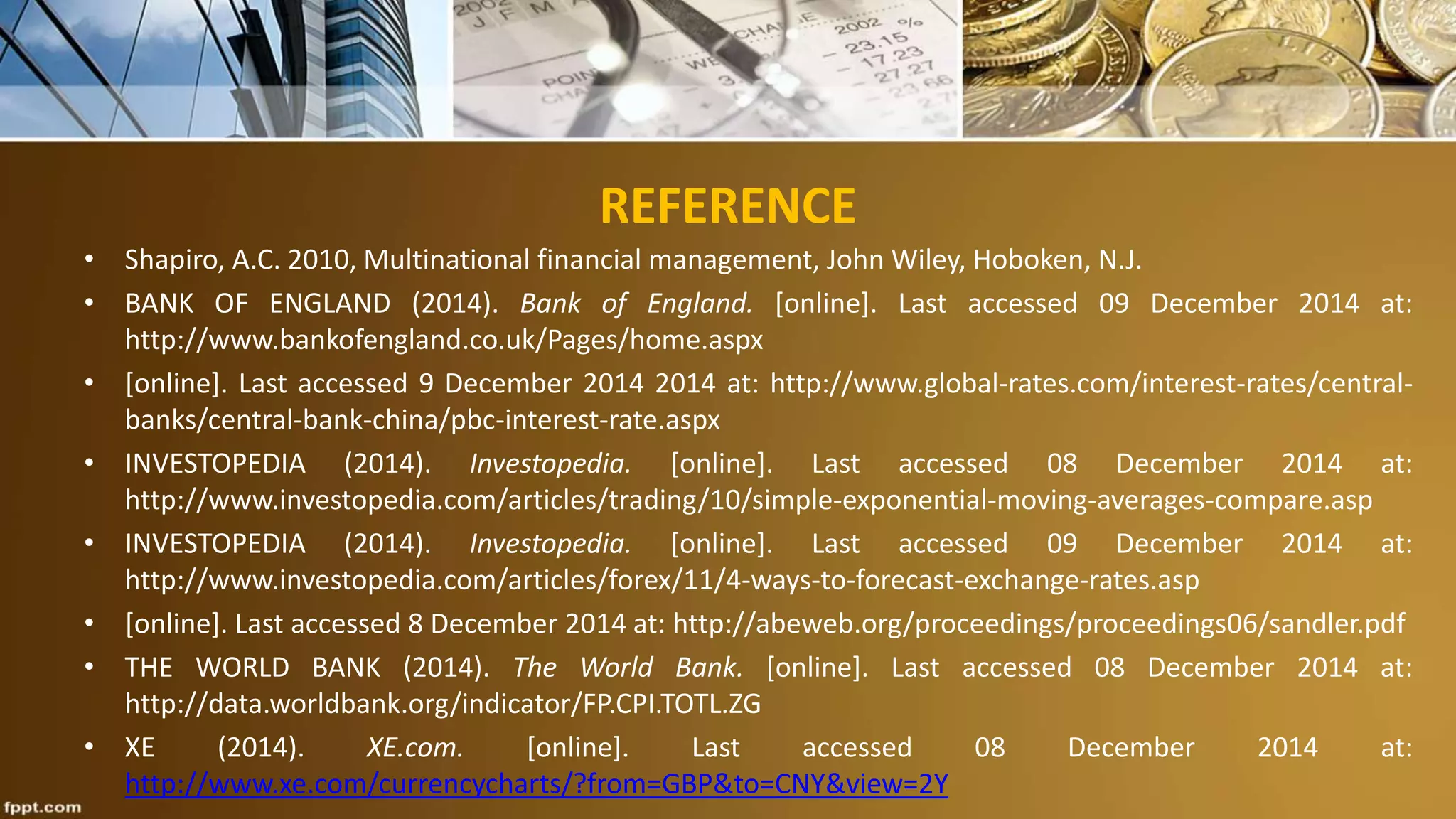 Currency Forecasting | PPTX