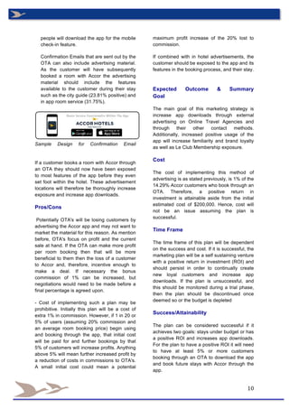 Accor Marketing Report with Appendix | PDF