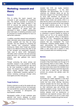 Accor Marketing Report with Appendix | PDF