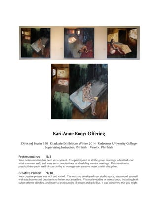 Feedback from Phil Irish | PDF