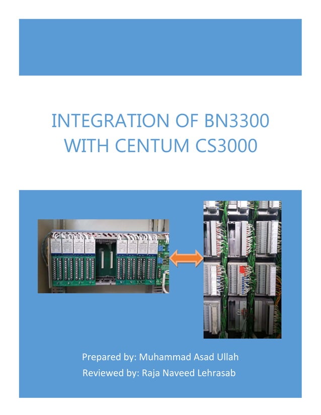 Integration of BN3300 with Centum CS300 | PDF