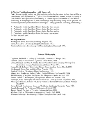 Introduction to Philosophy Syllabus | PDF