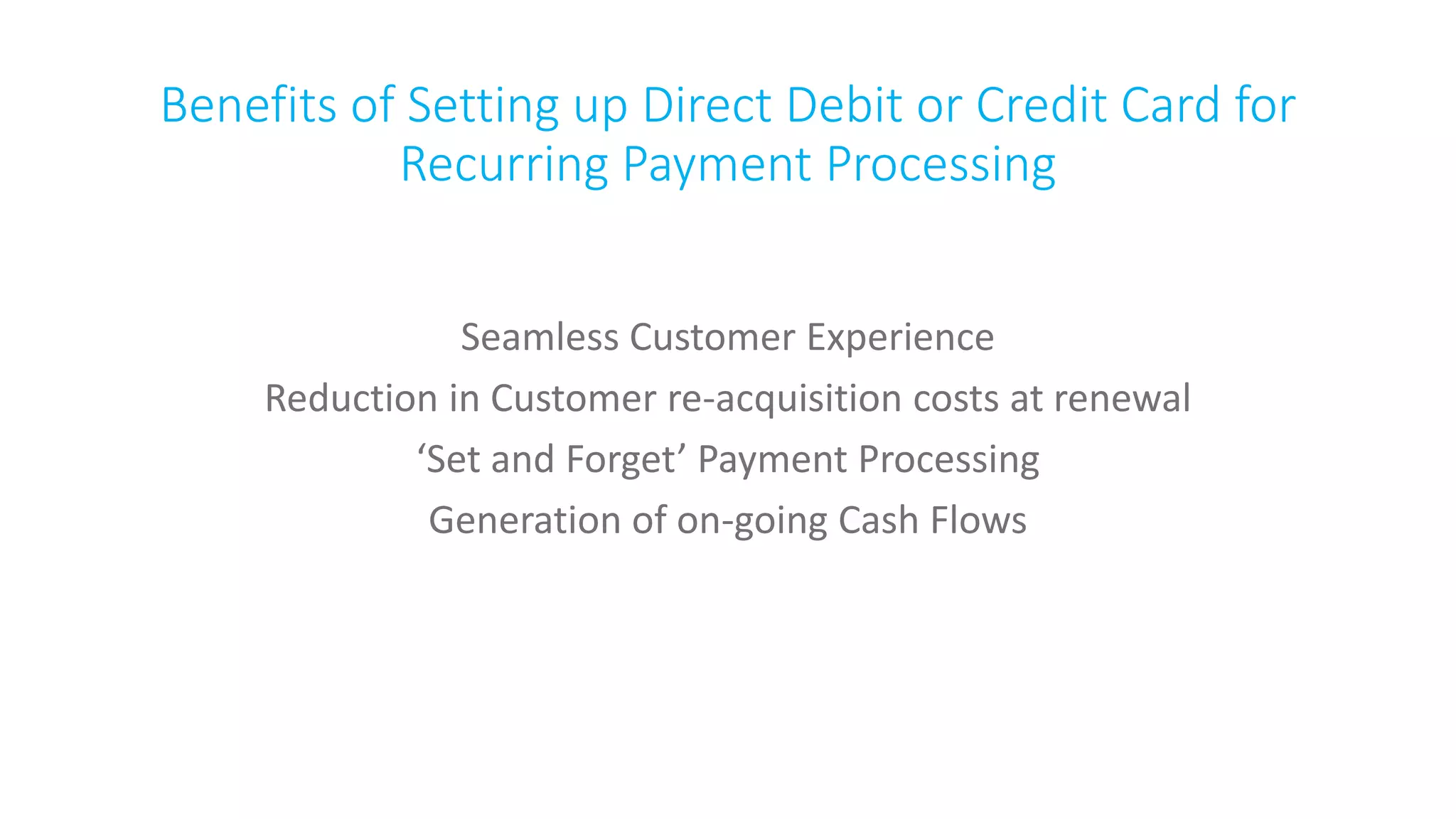 Direct Debit services for Business | PPTX