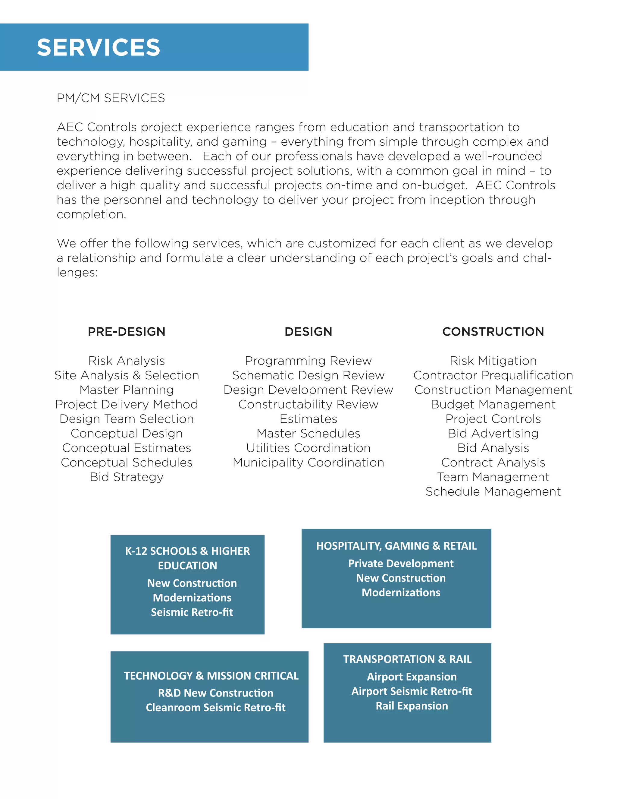 AEC Controls SOQ | PDF